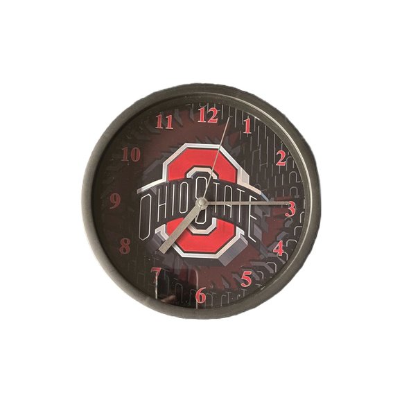 Wall Decor | Ohio State 9 Wall Clock | Poshmark